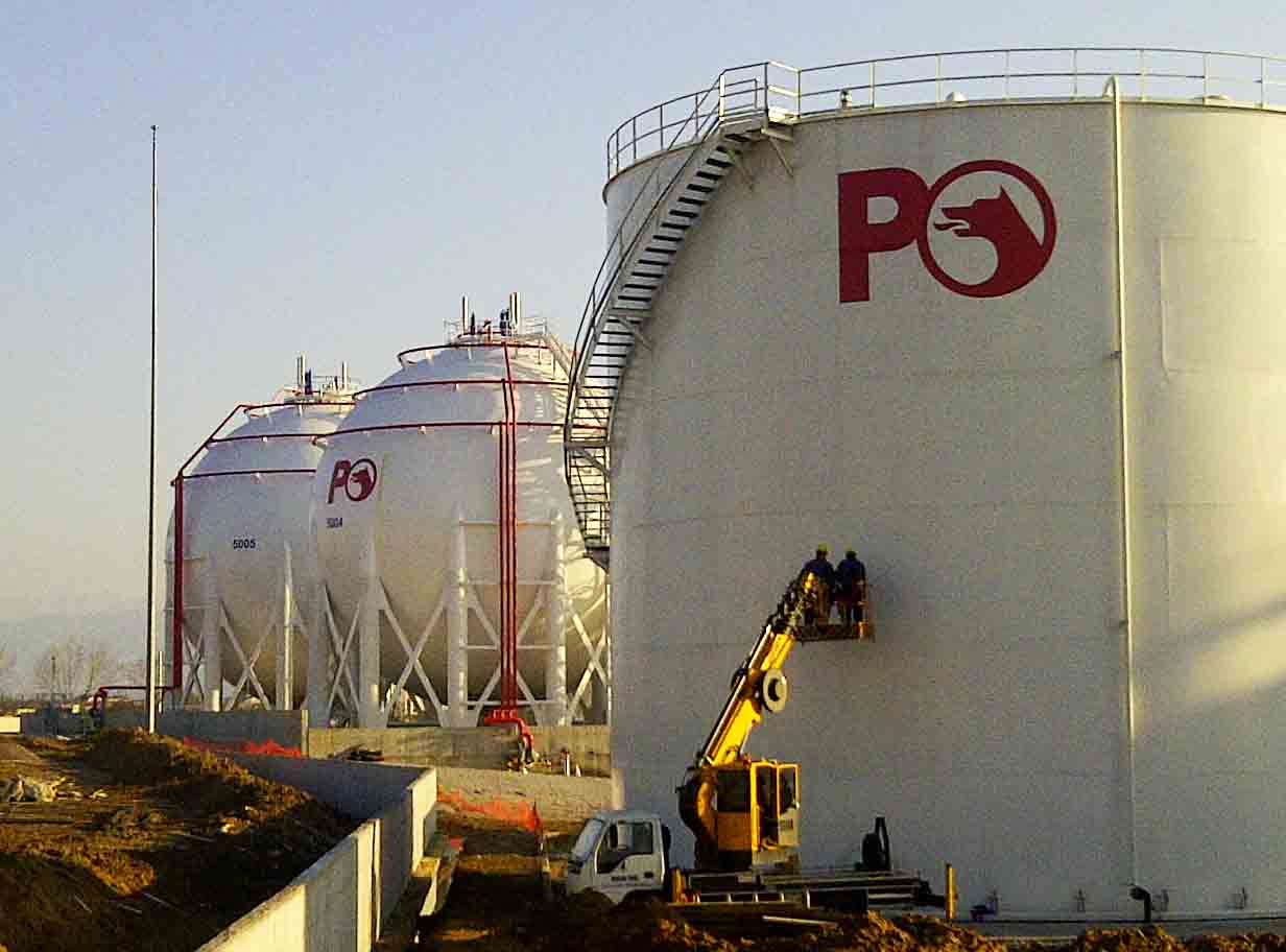 Po lpg tankı logo yazım tabelası tabela tabelalar
